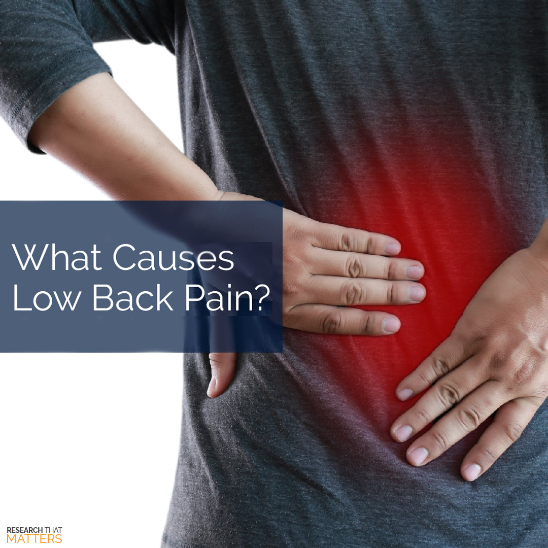 What Causes Low Back Pain? - Decker Chiropractic